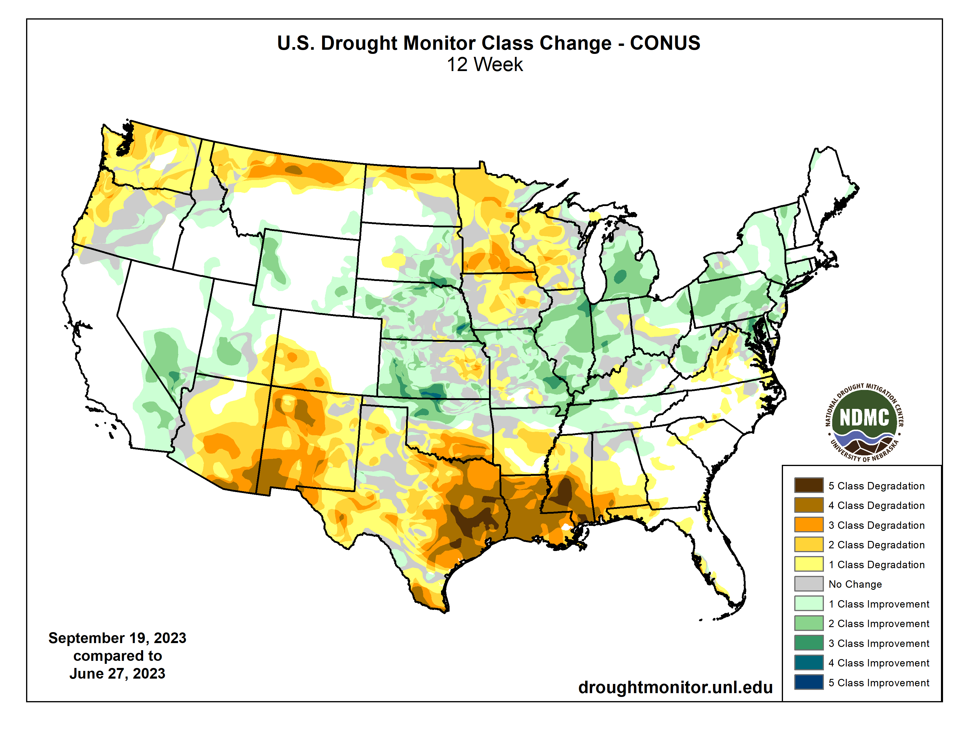 Summer 2023 in Review: A Look Back at Drought Across the U.S. in 10 Maps | September 21, 2023 ...